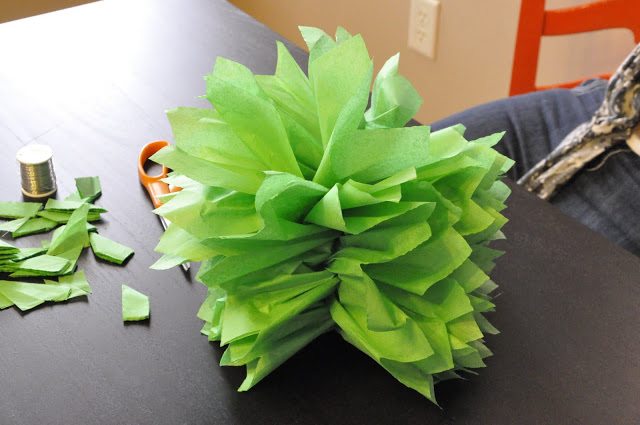 Tutorial: Making tissue paper balls | All Things Thrifty