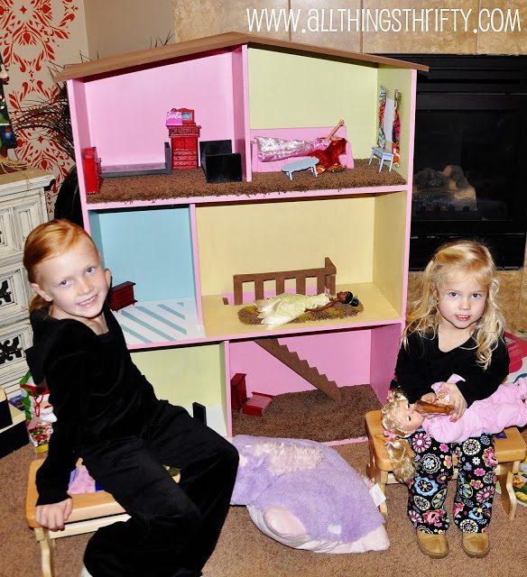DIY Barbie House | All Things Thrifty