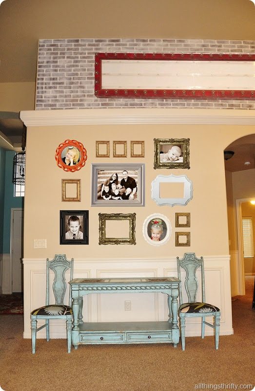 Gallery Wall Design {Photoshop Decorating} | All Things Thrifty