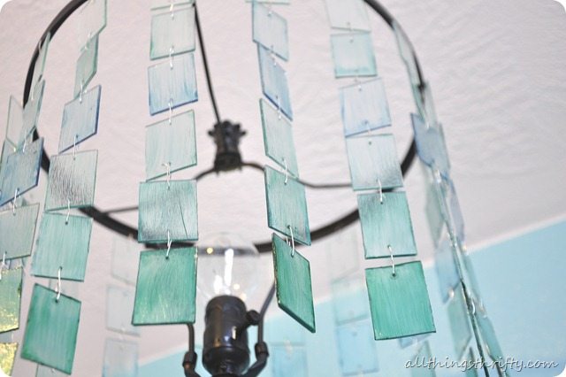DIY Ombre Lamp out of Christmas Ornaments and Plexi-glass. | All Things ...