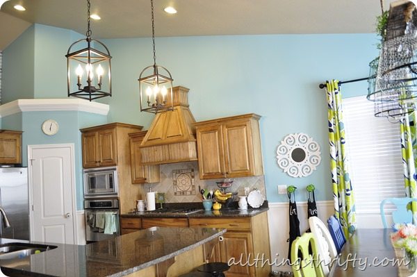 Blue Kitchen {Let the transformation begin!} | All Things Thrifty