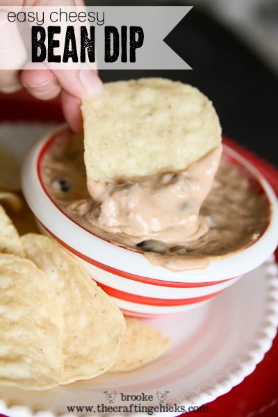 Easy Bean Dip Recipe {from Brooke at the Crafting Chicks!} | All Things ...