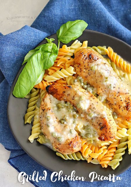 Grilled Chicken Piccata | All Things Thrifty